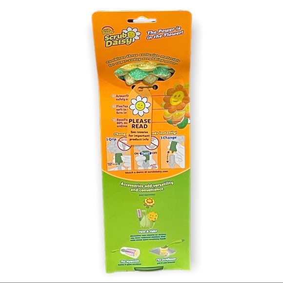 Scrub Daddy | Kitchen | Scrub Daisy Daddy Dishwand System With Base New ...